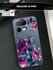 Чехол на Realme 16 Pro / Реалме 16 Про с принтом Purple Blossoms, прозрачный