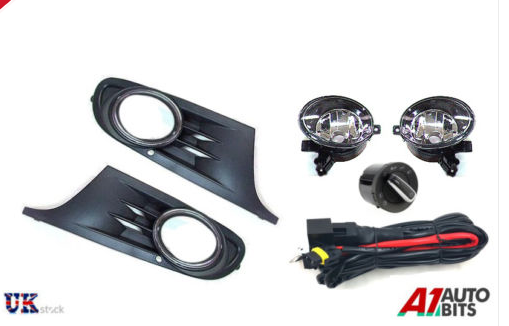 Передние противотуманные фары с решетками для VW Golf/Jetta 2008-2012