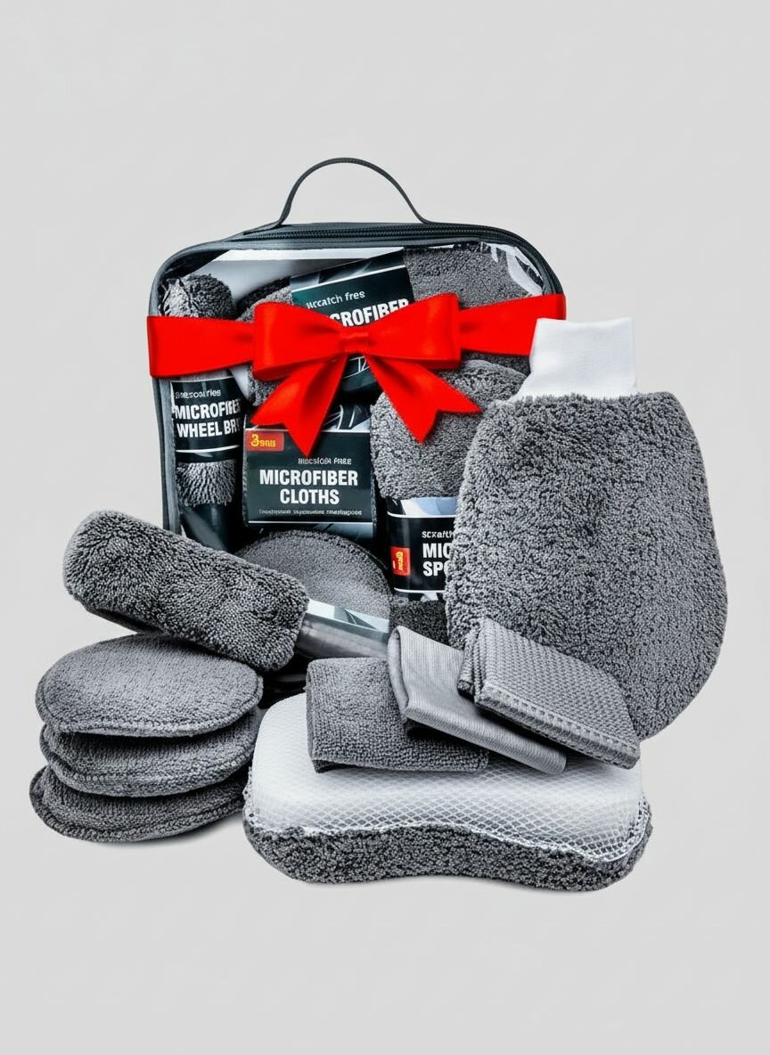 Подарочный набор для мойки авто 9 в 1 на новый год MaryDee