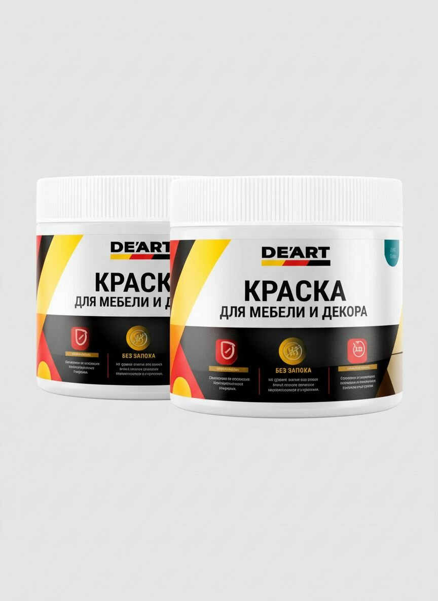 Краска для мебели и декора венге тёмный De art
