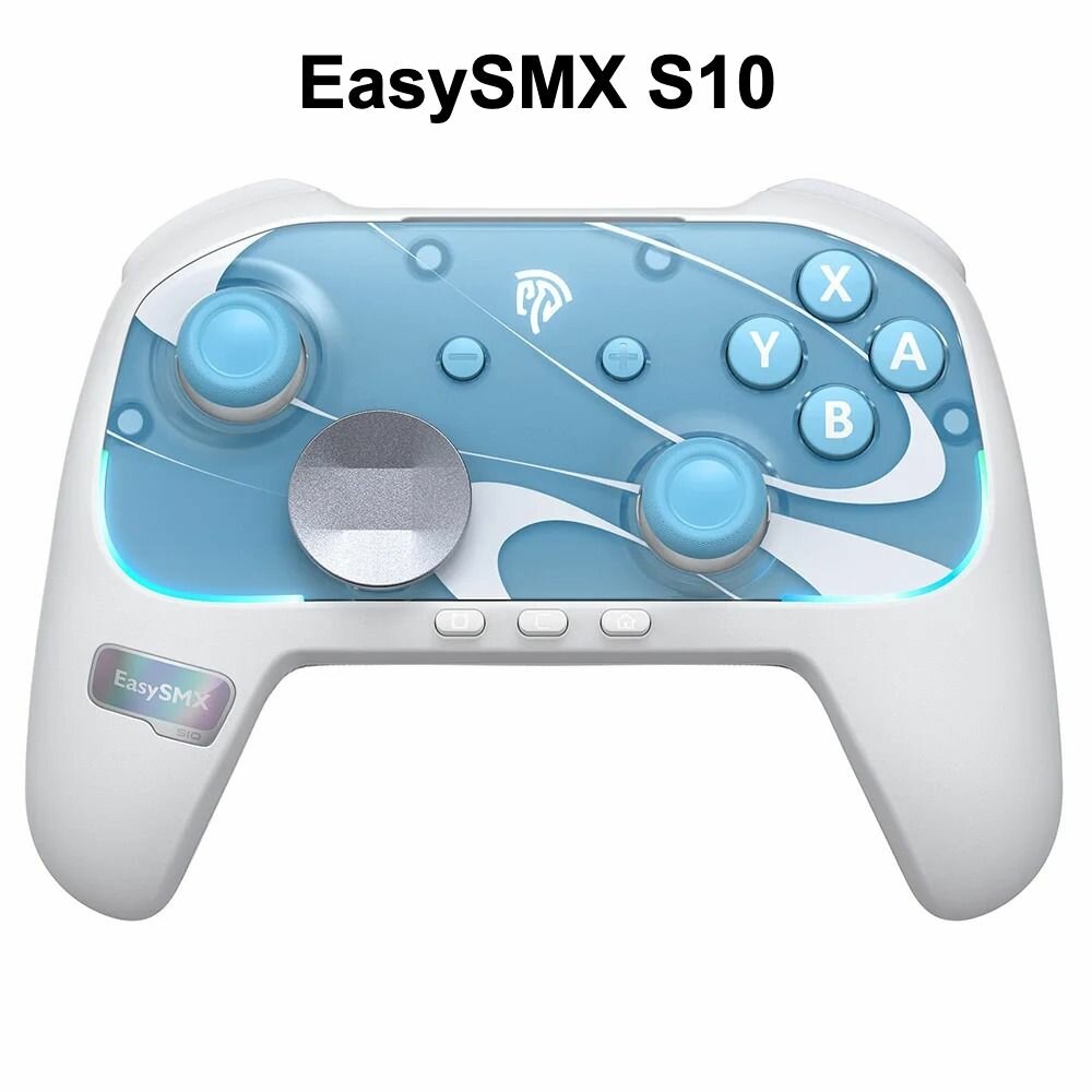 EasySMX S10 Беспроводной Геймпад TMR Джойстик RGB Контроллер