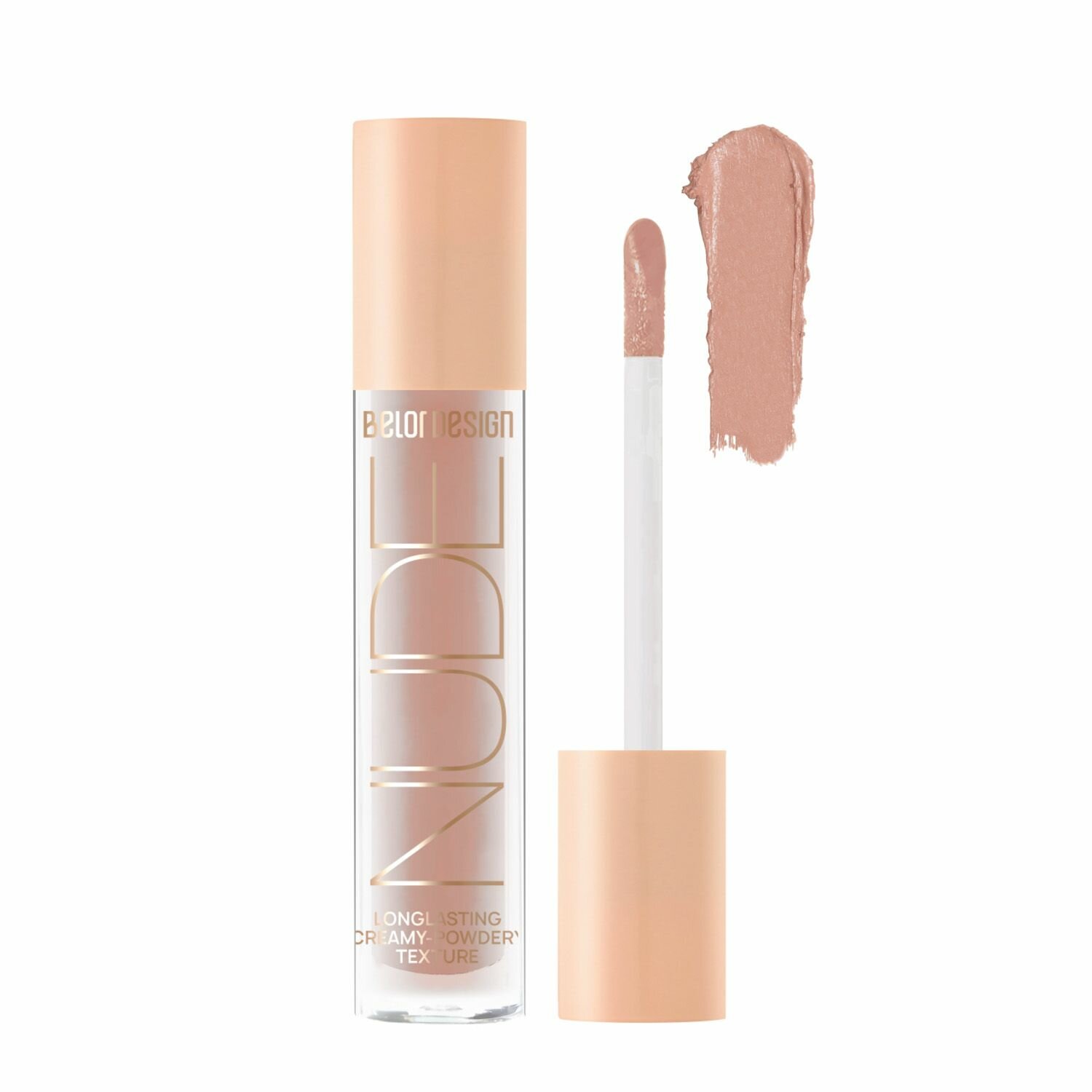 Belor Design Жидкие матовые тени Nude Harmony, Тон 6 Nude
