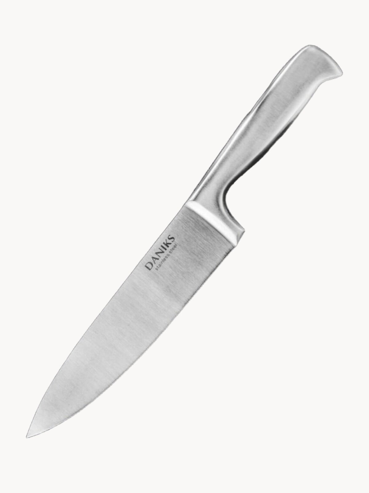 Шеф-нож Daniks Ферра 20 см, нержавеющая сталь, стальная рукоятка, для кухни