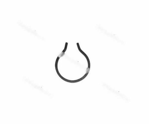 Кольцо стопорное уаз 452-1701197-01 подшипника вторичного вала с/о