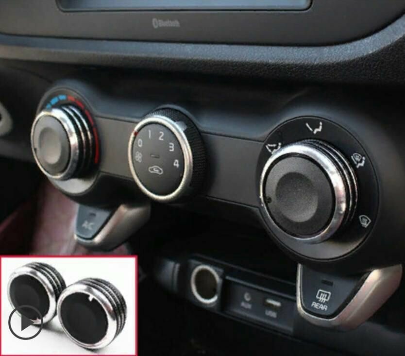 Ручки кондиционера в автомобиль Киа Рио 4 - Kia Rio IV 2017-2023 г. г.