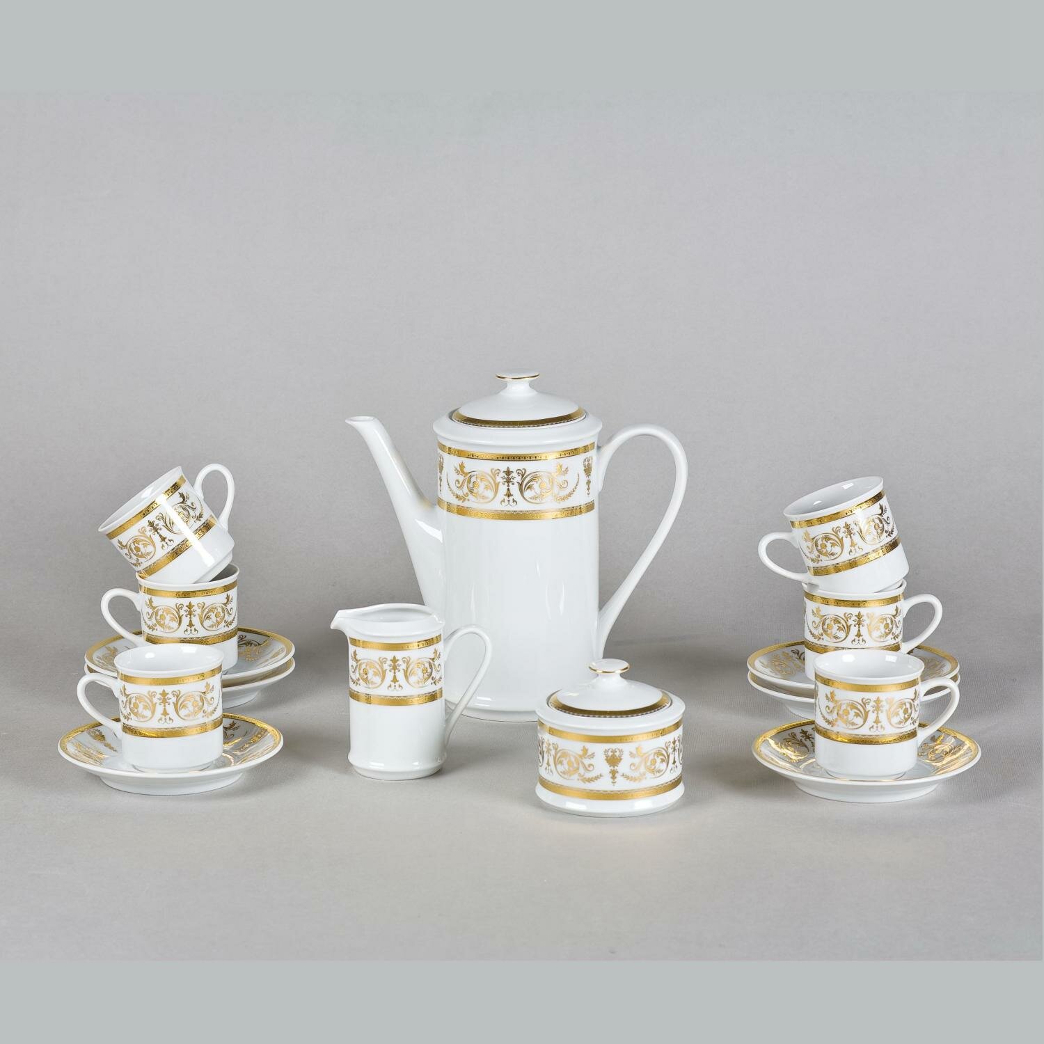 Кофейный сервиз Leander Sabina Zlatý Ornament 02160714-1373