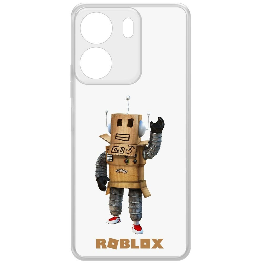 Чехол-накладка Krutoff Clear Case Roblox-Мистер Робот для Xiaomi Poco C65