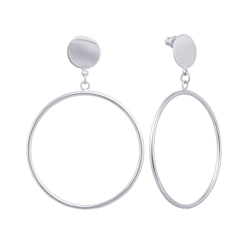 Серьги ELEMENT47, серебро, 925 проба