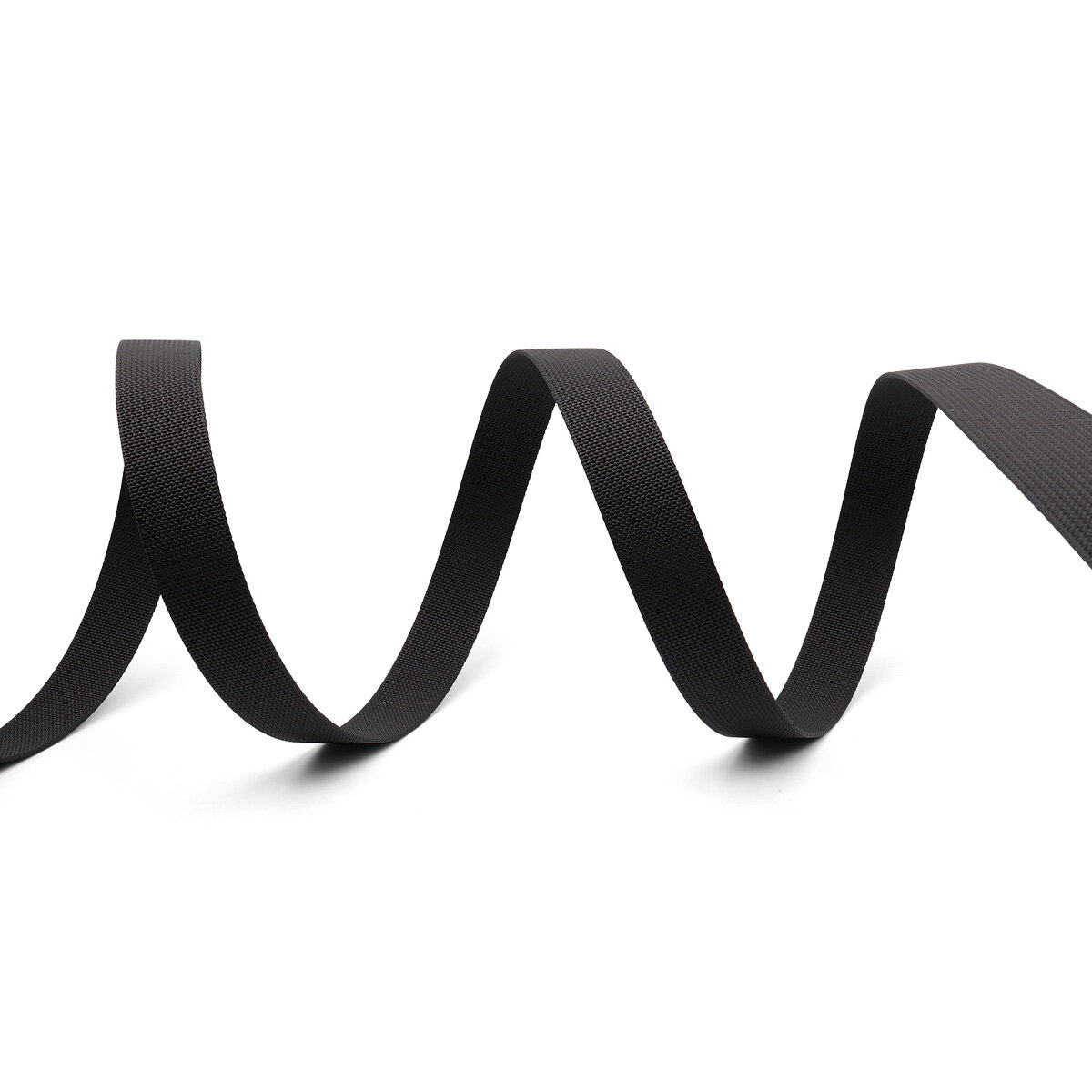 Стропа ременная 38 мм, 25 м, 70,5 г/м, 100% нейлон, Айрис (черный)