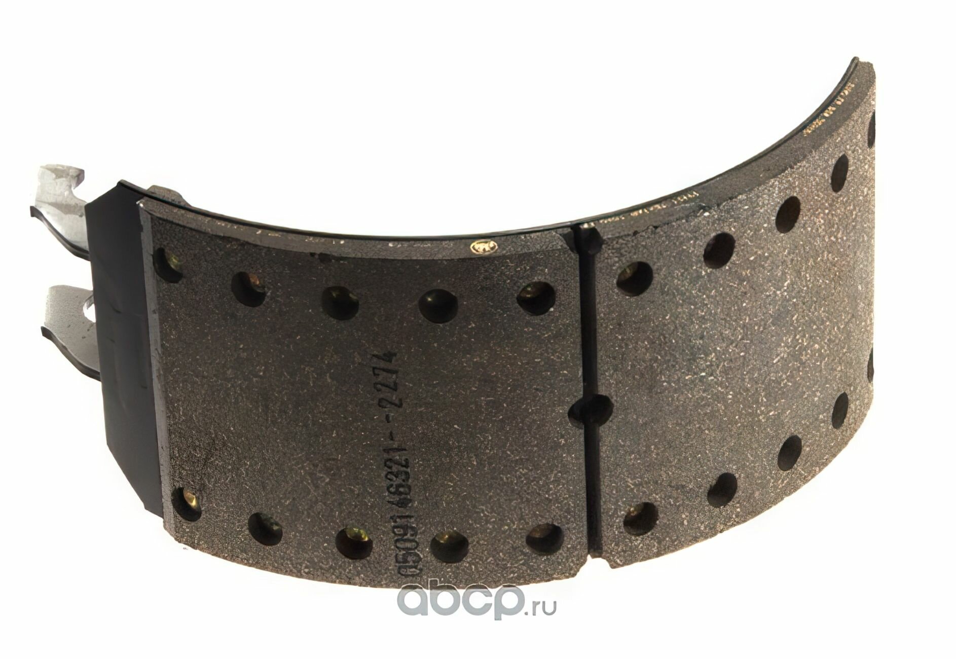 Колодка тормозная в сборе с накладками NEW 420x180.