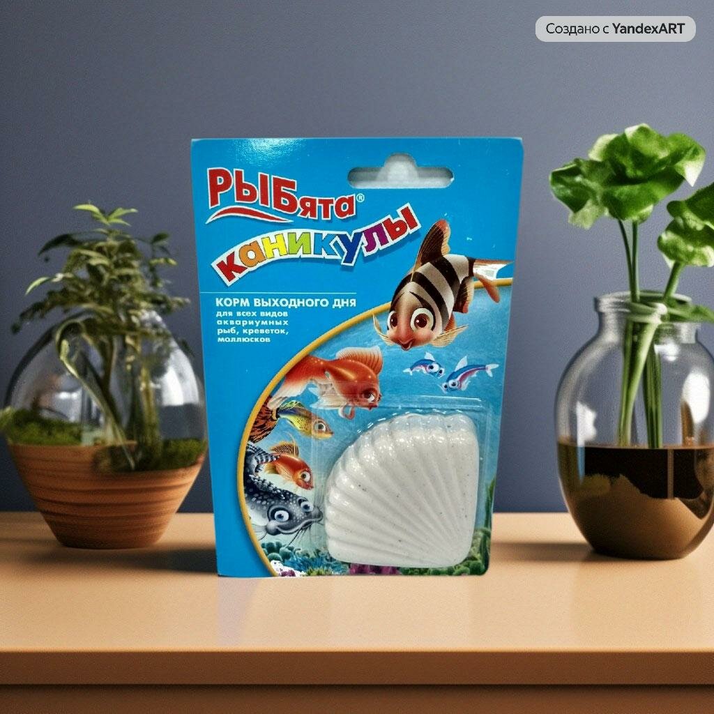 Сухой корм для рыб, рептилий, ракообразных Зоомир Рыбята каникулы, 30 г