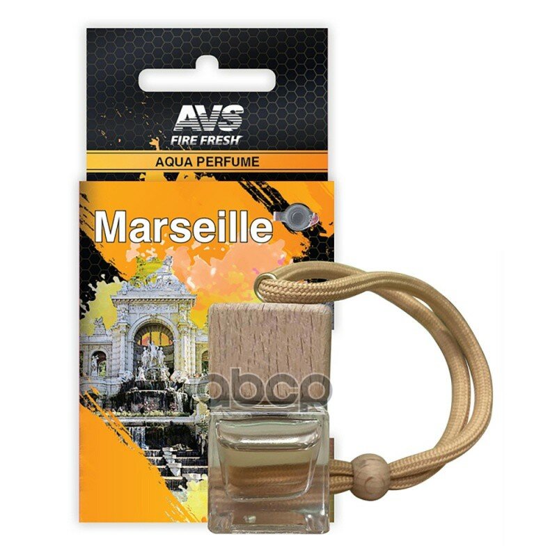 Ароматизатор подвесной (Fahrenheit/Фаренгейт) жидкий "AVS" Aqua Perfume (AQP-04, France/Marselle) AVS арт. A40479S