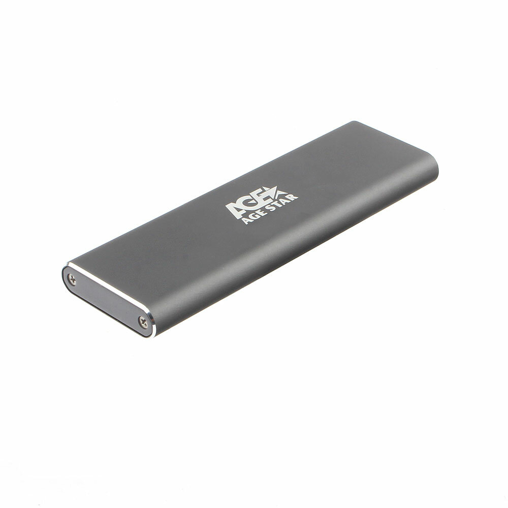 Внешний корпус для SSD M.2 NVME (M-key) AgeStar 31UBNV1C серый