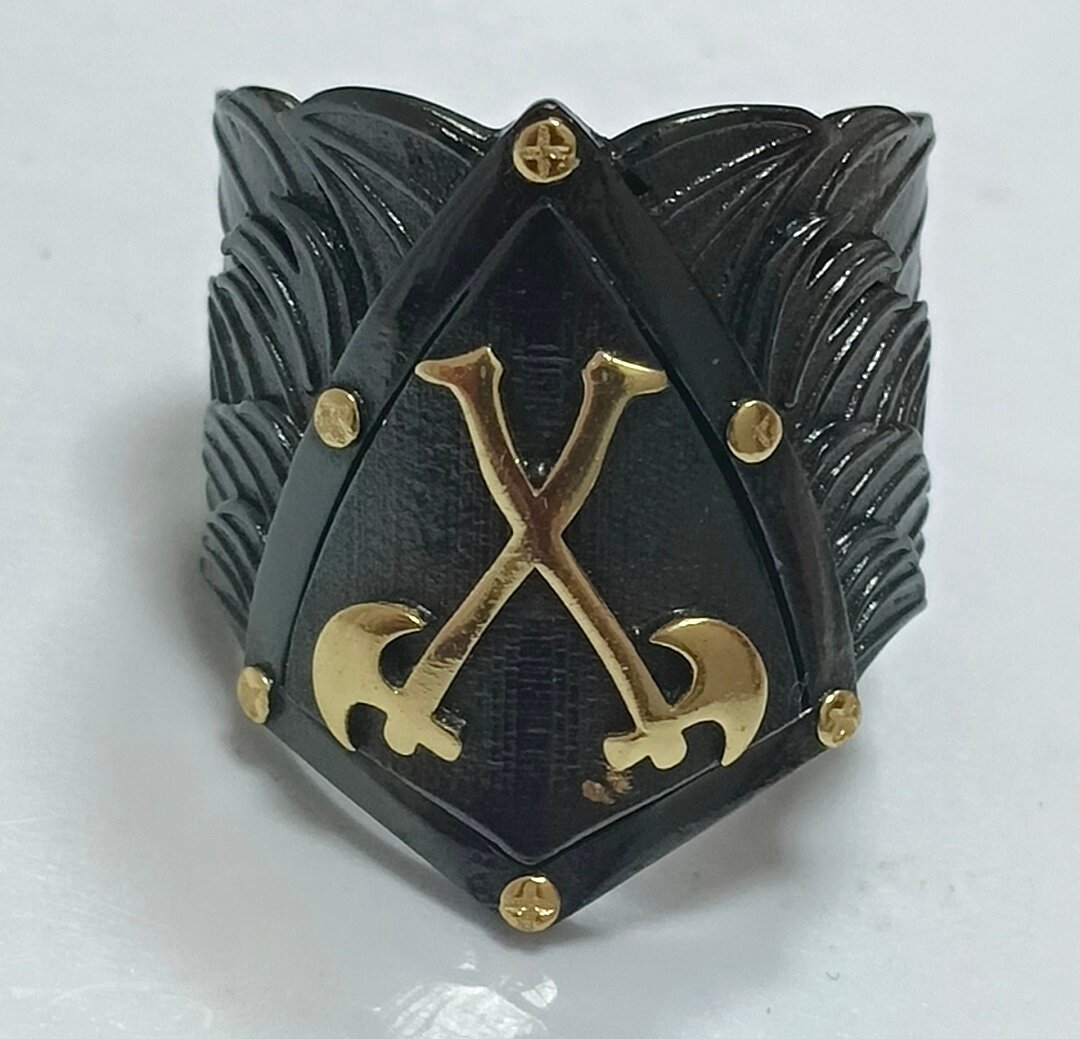 Перстень, серебро, 925 проба, бронзирование, оксидирование