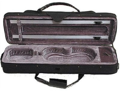 Violin 0 case ARS Music AK-1660-14 - Lightweight 1/4 violin case with music compartment