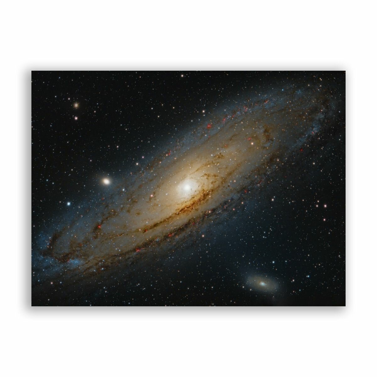 Постер, плакат на бумаге / Galaxy / Галактика / Размер 30 x 40 см