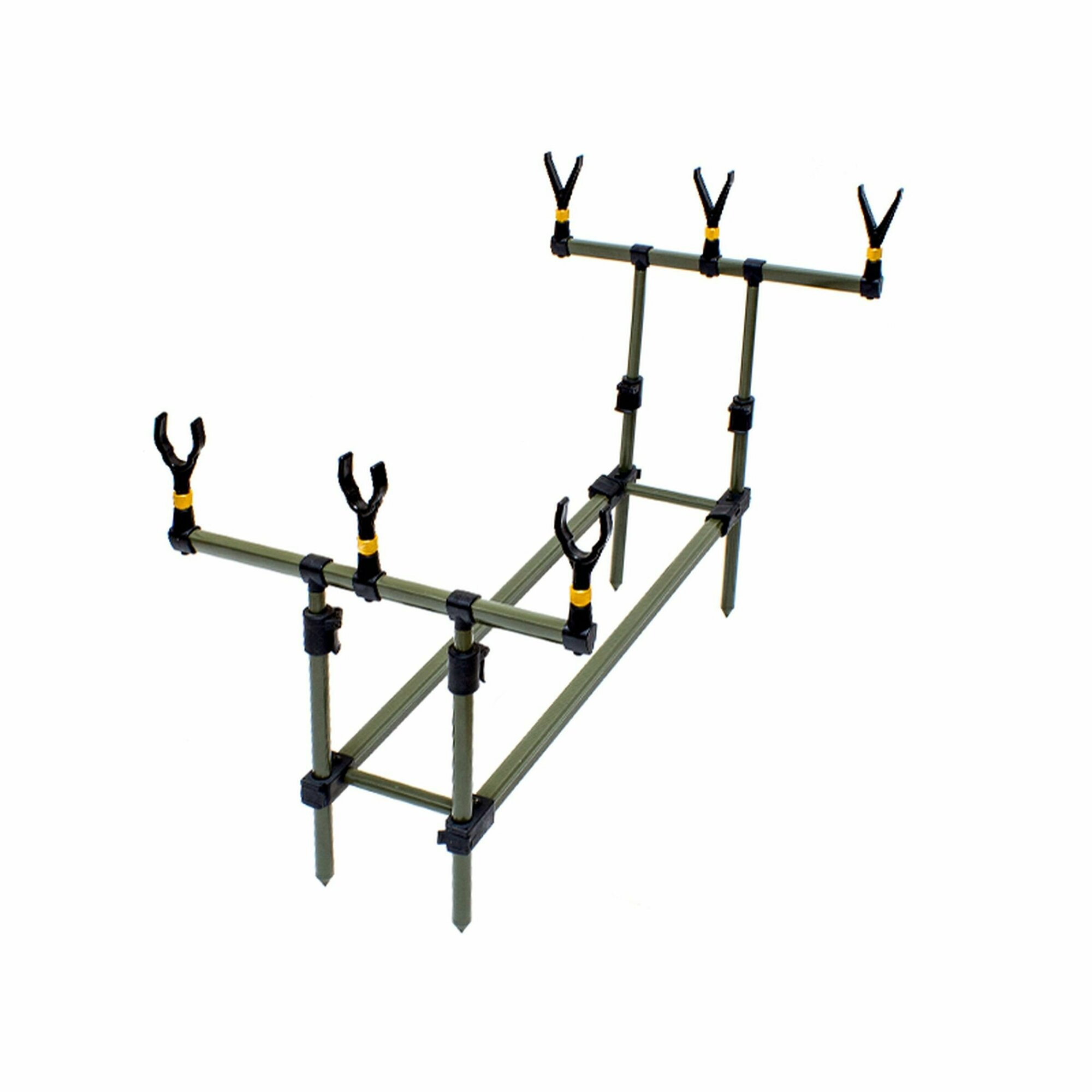 Карповая подставка BUSHIDO ROD POD на 3 удилища, двойная рама