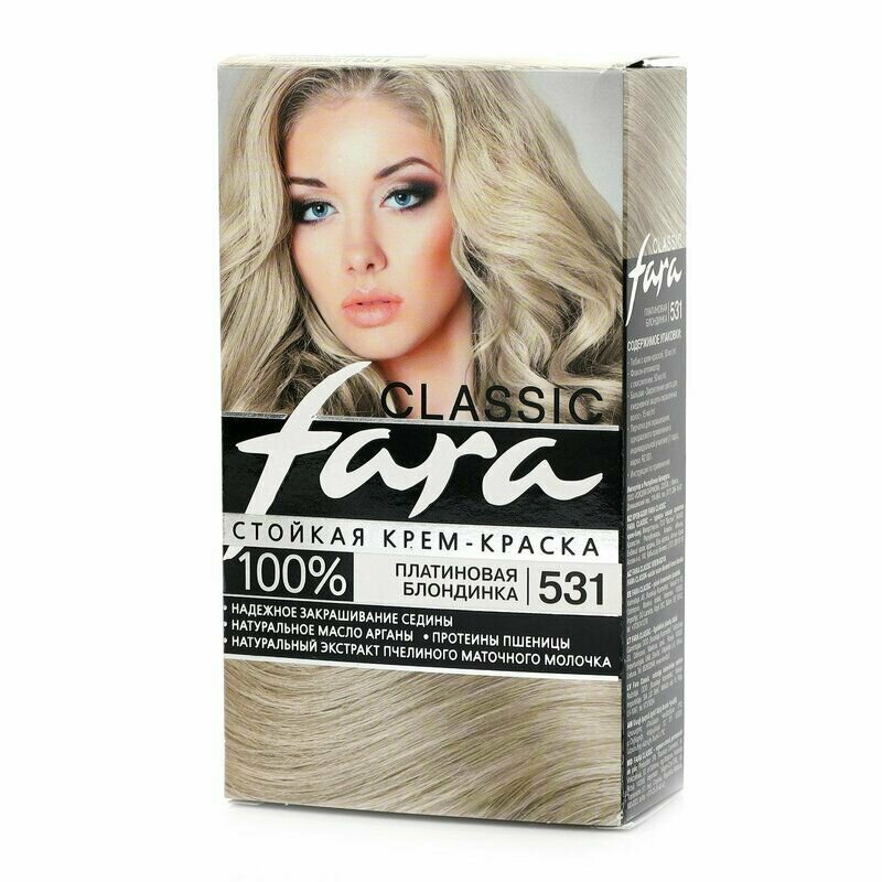 Fara Classic Краска для волос, тон 531 - Платиновая блондинка