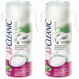 Cleanic Ватные диски Pure Effect, гигиенические, 80 шт, 2 уп