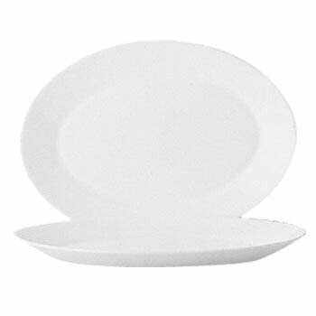 Блюдо стеклокерамика "Ресторан" овальное L-32см