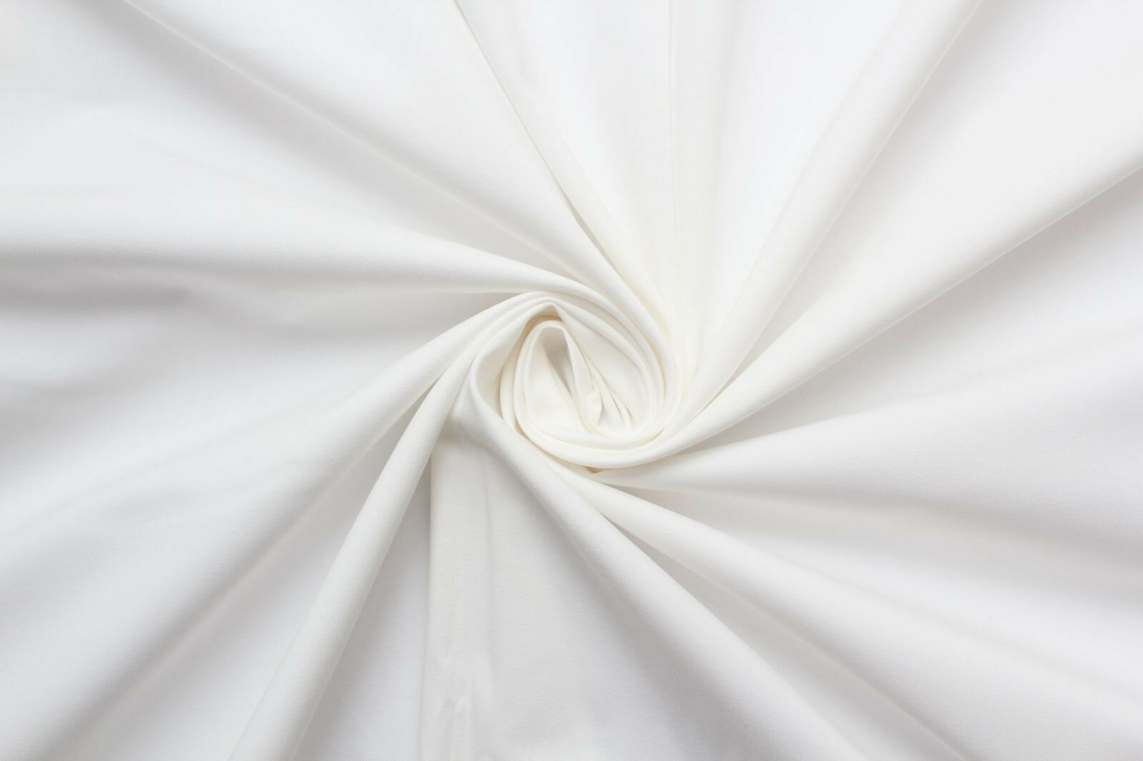 Ткань Хлопок костюмный стрейч белый, 300 г/пм, ш156см, 0,5 м