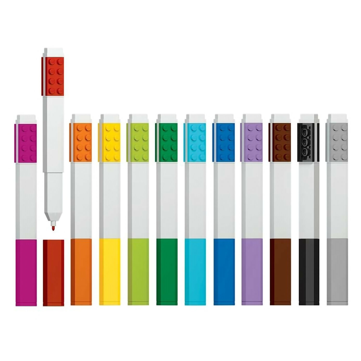 Набор цветных маркеров LEGO 12 шт