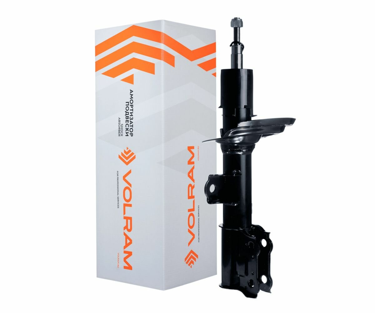 Амортизатор подвески Volram VR11115 передний левый (стойка) газомасляный Hyundai Solaris 4, Verna; Kia Rio 3