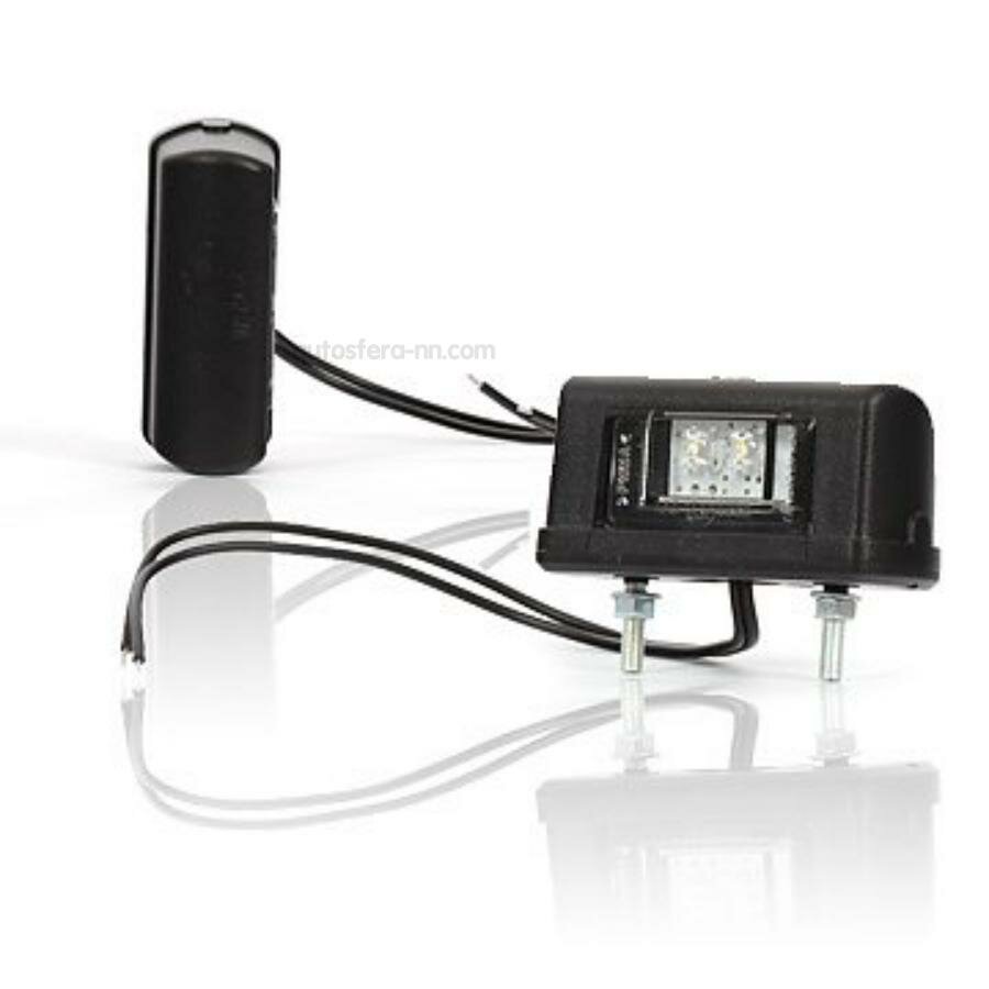 WAS 244 фонарь освещения номерного знака ! универсальный 12V-24V LED провод 20cm \