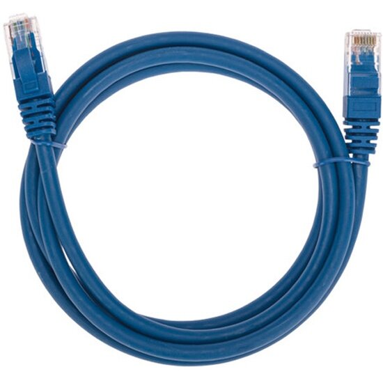 Патч-корд U/UTP Rexant cat 6, медь, LSZH (негорючий), 1,5 м, RJ45-RJ45, 26AWG, синий