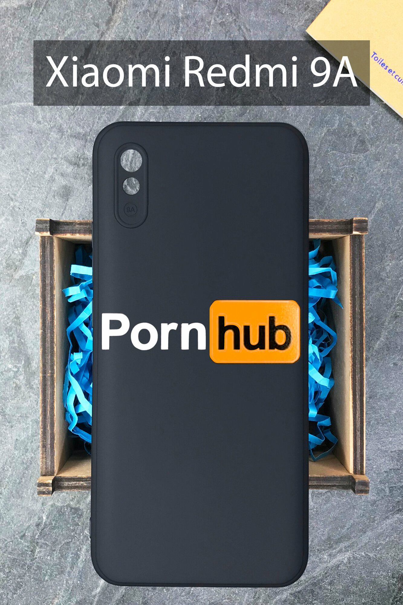 Силиконовый чехол на Xiaomi Redmi 9A с принтом Видеохостинг Редми 9А