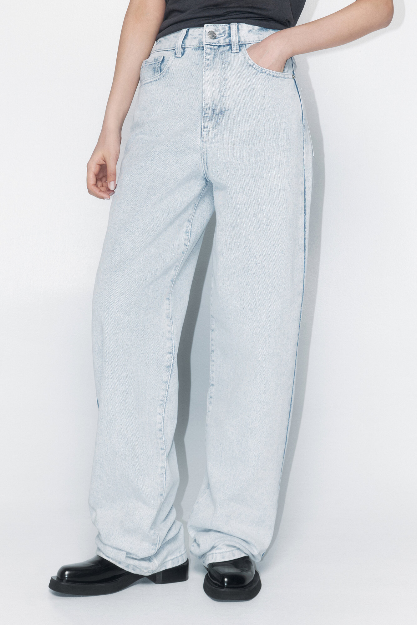 Джинсы широкие Basic 
