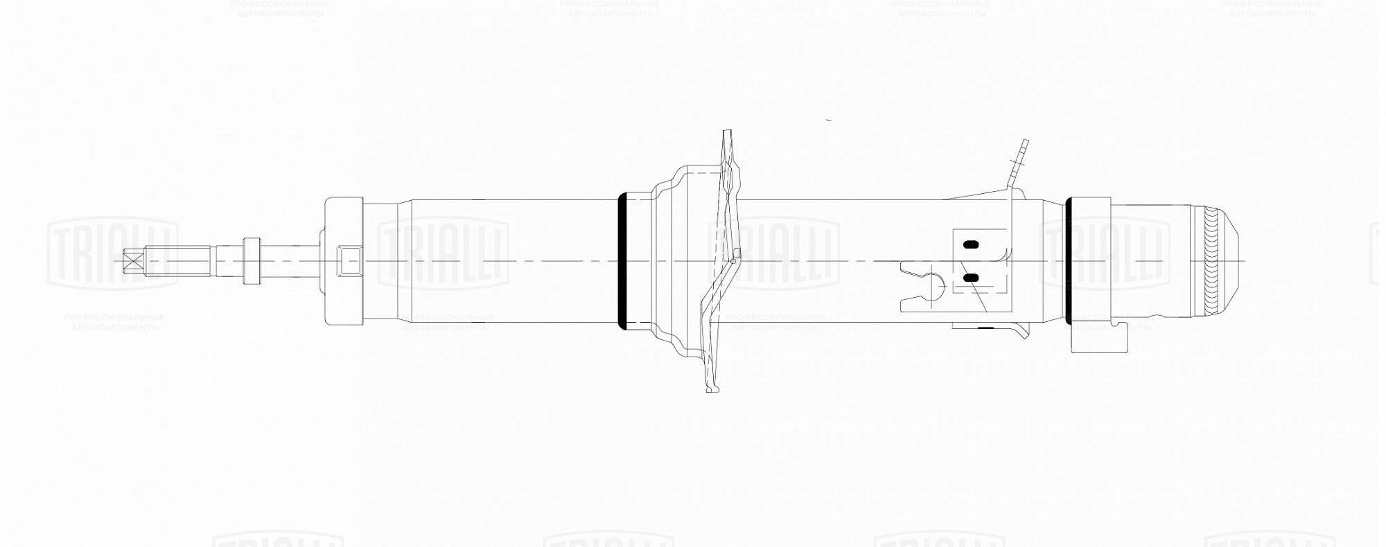 Амортизатор для а м Infinity FX 08- стойка пер. прав. TRIALLI AG 14380