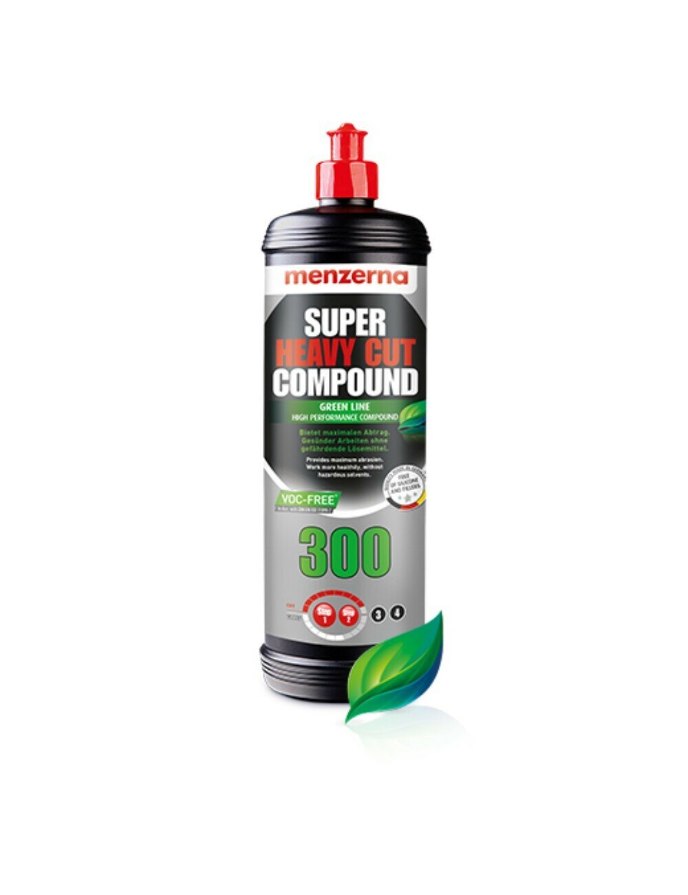 Menzerna Super Heavy Cut Compound 300 Green Line - высокоабразивная полировальная паста 0.25кг