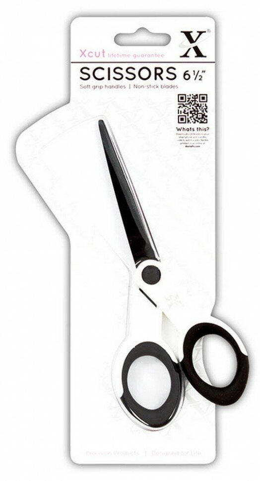 Docrafts XCU255203 Ножницы для хобби с мягкой ручкой, лезвие с тефлоновым покрытием, 6.5 дюймов