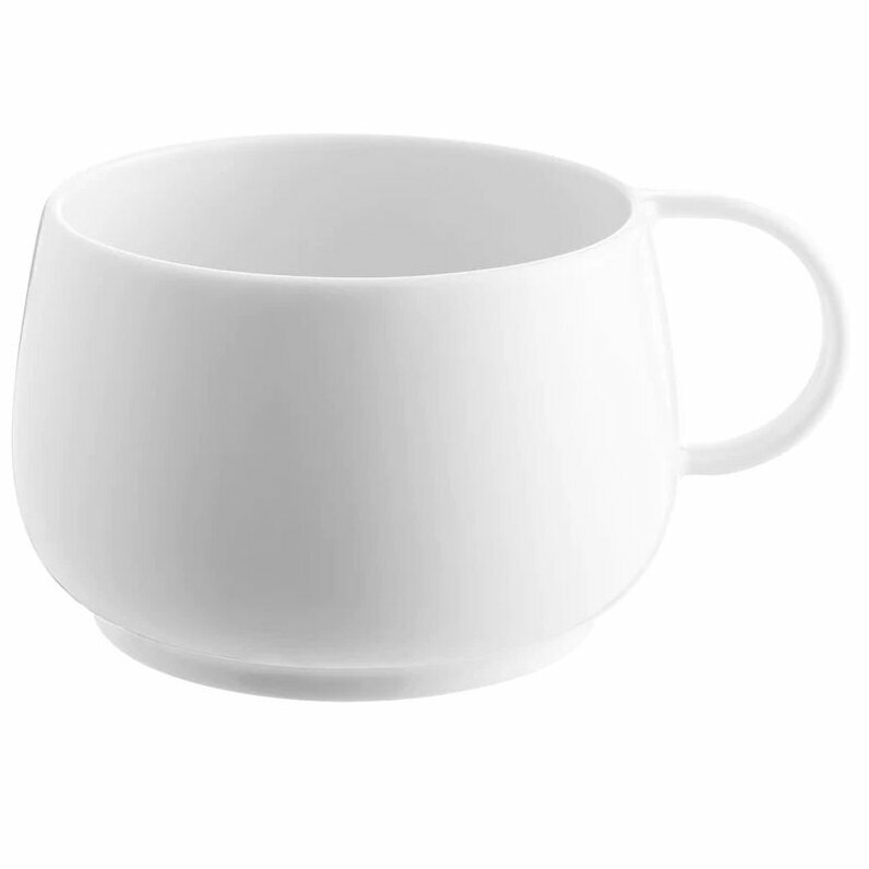 Кружка для чая и кофе Degrenne Cafeterie Empileo Blanc Tasse à déjeuner 242620