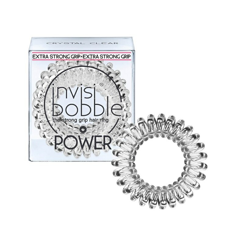 Invisibobble Power Crystal Clear Резинка-браслет для волос POWER Crystal Clear