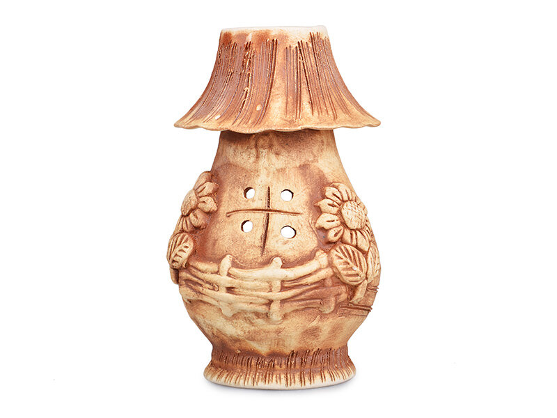 Аромалампа домик (керамика, 14 см.), 1 шт.