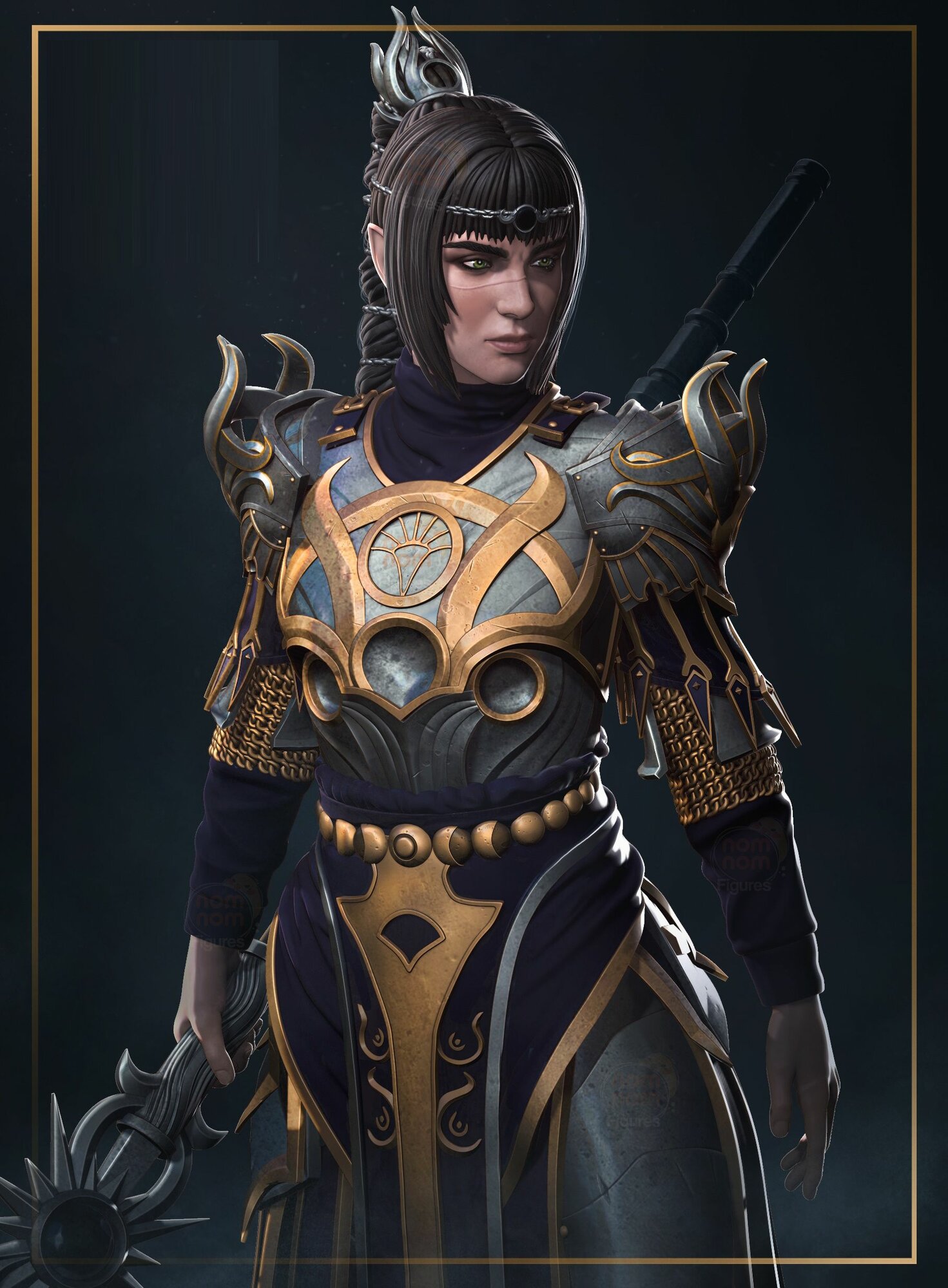 Шэдоухарт, 120мм, под покраску - Baldurs Gate 3