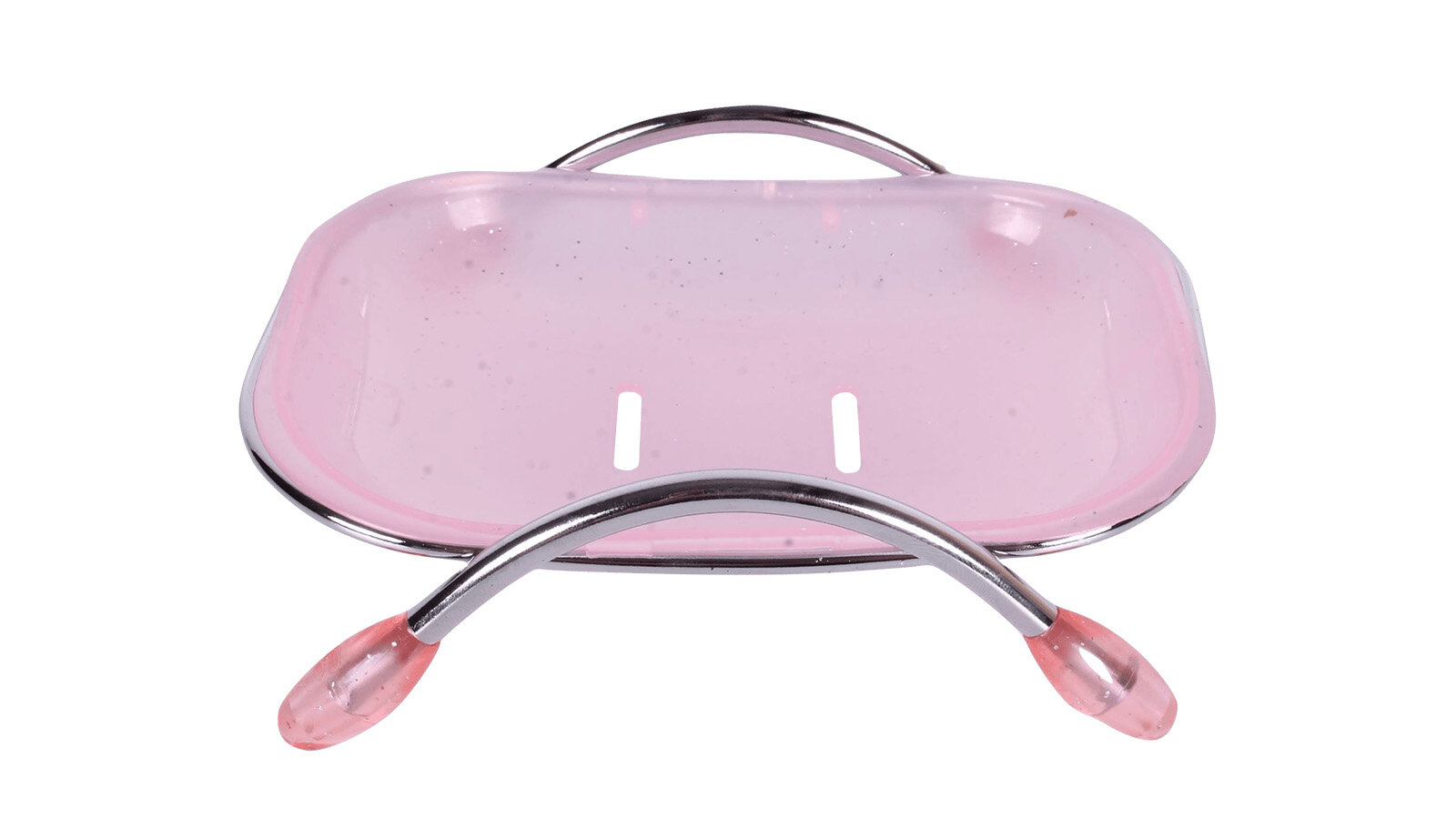 Мыльница FRAP настольная (пластик розавая) F332