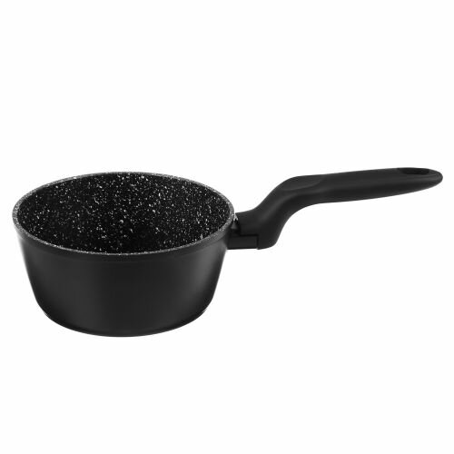 Ковш Satoshi Стоун d16см, антипригарное покрытие Мрамор, индукция (846-568)