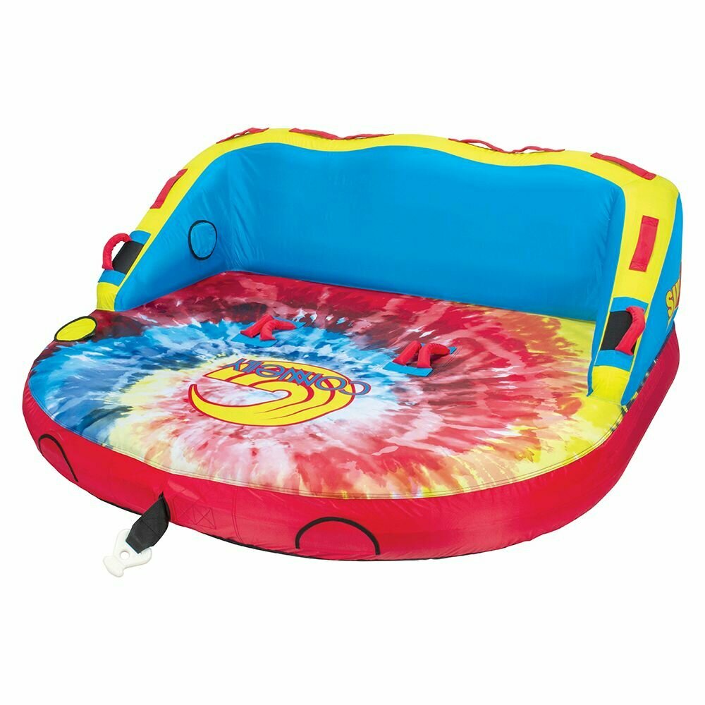 Водная ватрушка (Баллон буксировочный) для катера 3-местный Connelly SUPER FUN 3 SOFT TOP диаметр 198 см (67201009)