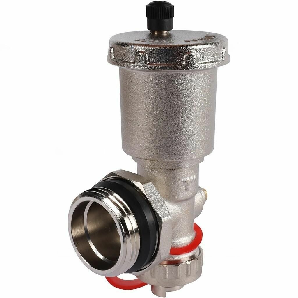 RMS-1001-010001 ROMMER Регулируемый концевой фитинг с дренажным вентилем, автоматический воздухоотводчик 1