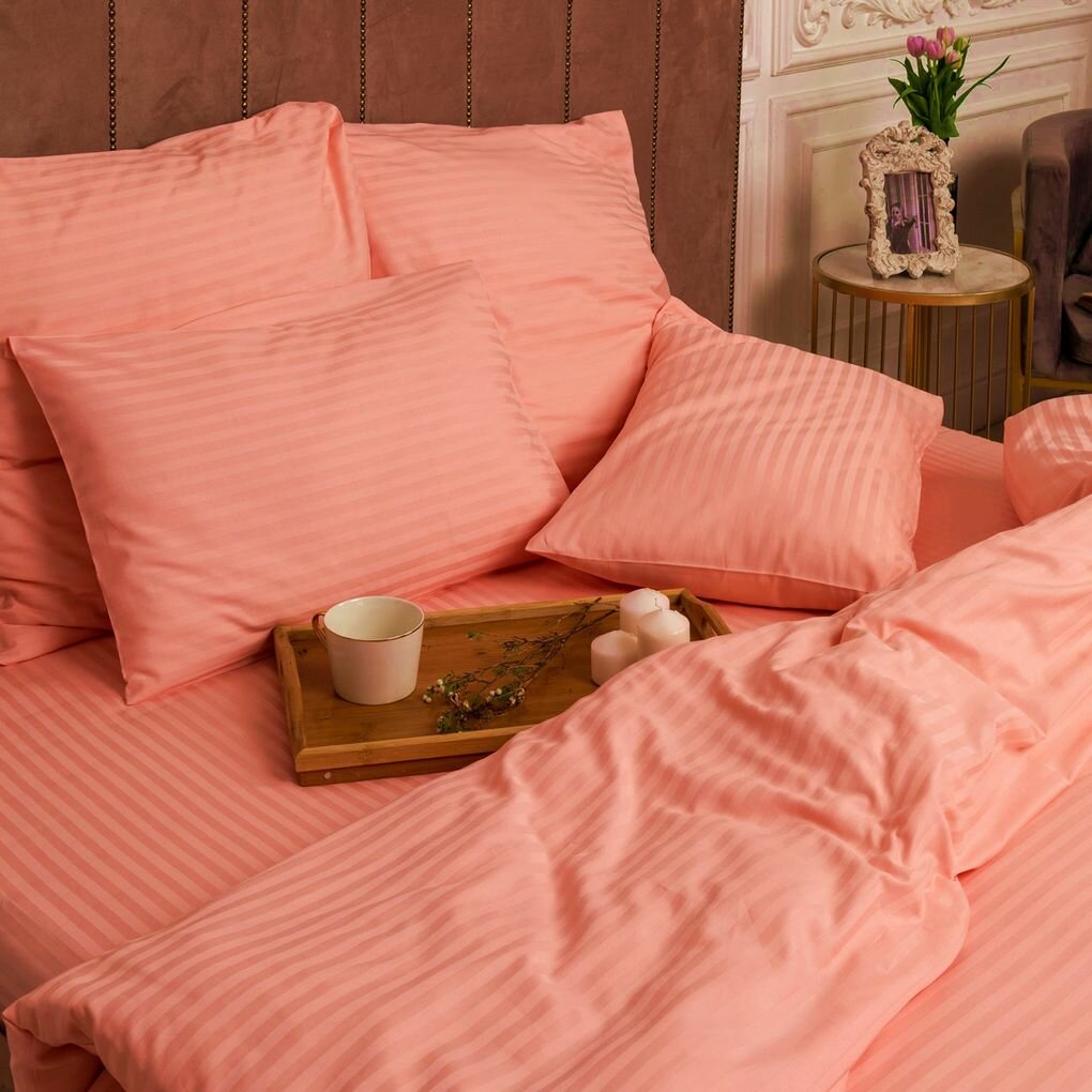 Пододеяльник из страйп-сатина 150 х 200 - М - 135 - Секондо колоро 1х1