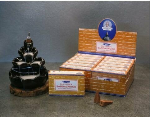 Satya Благовония Конусы Sandal Wood Сандаловое дерево