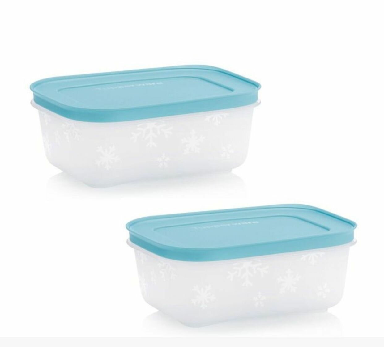 Охлаждающий лоток (450 мл), 2 шт. голубые крышки Tupperware