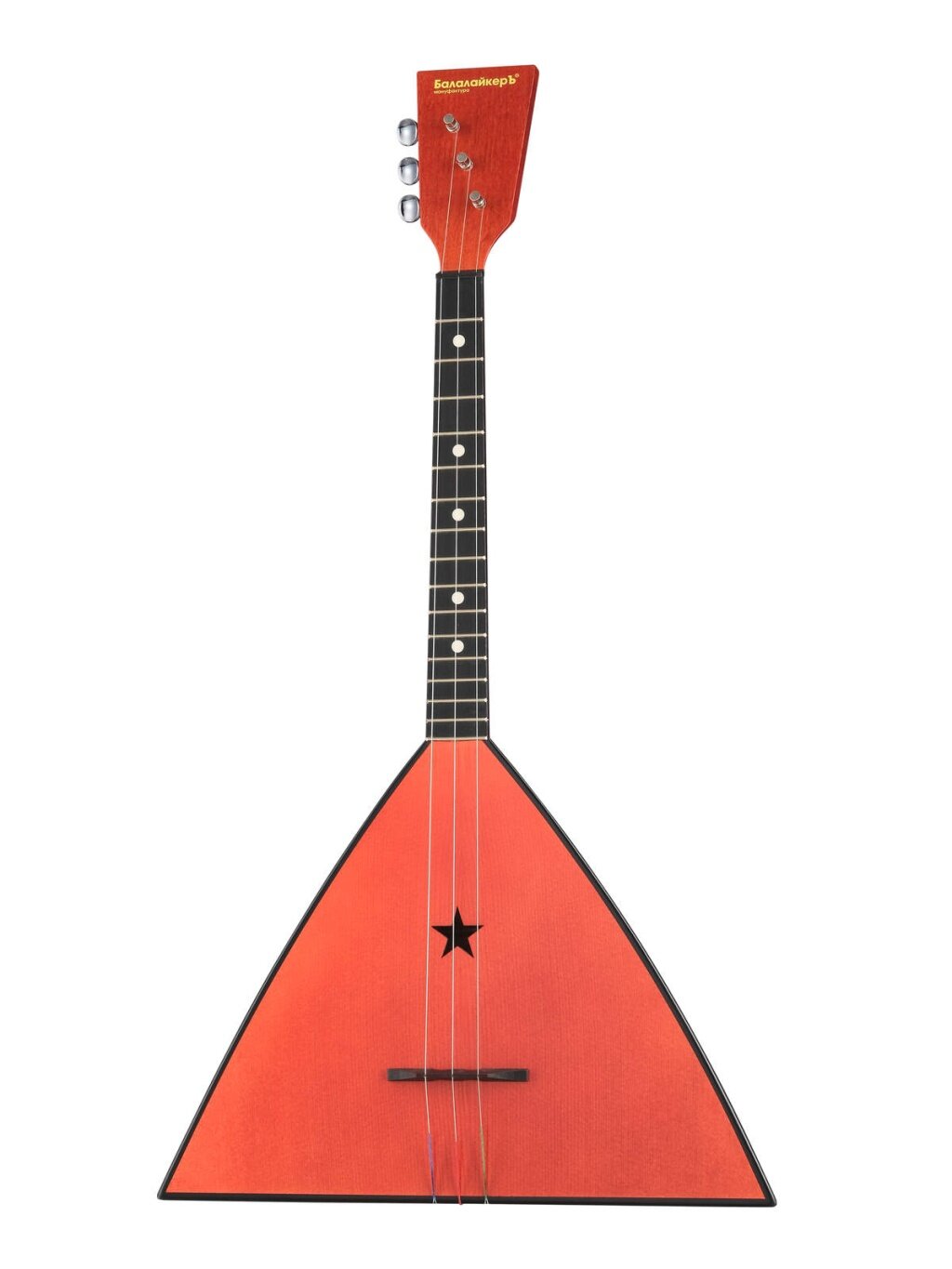 3S-RSF Фестиваль Красная Звезда Балалайка компактная с резонатором в форме звезды, Балалайкеръ