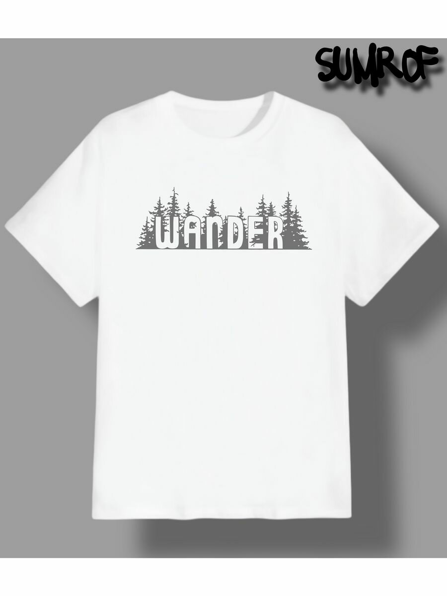 Футболка кемпинг лес wander