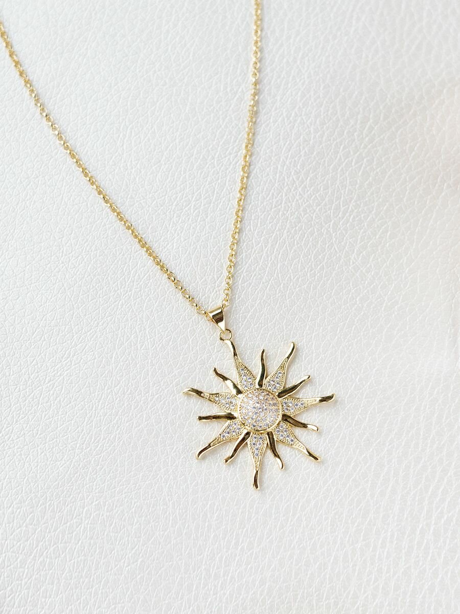 Колье, циркон