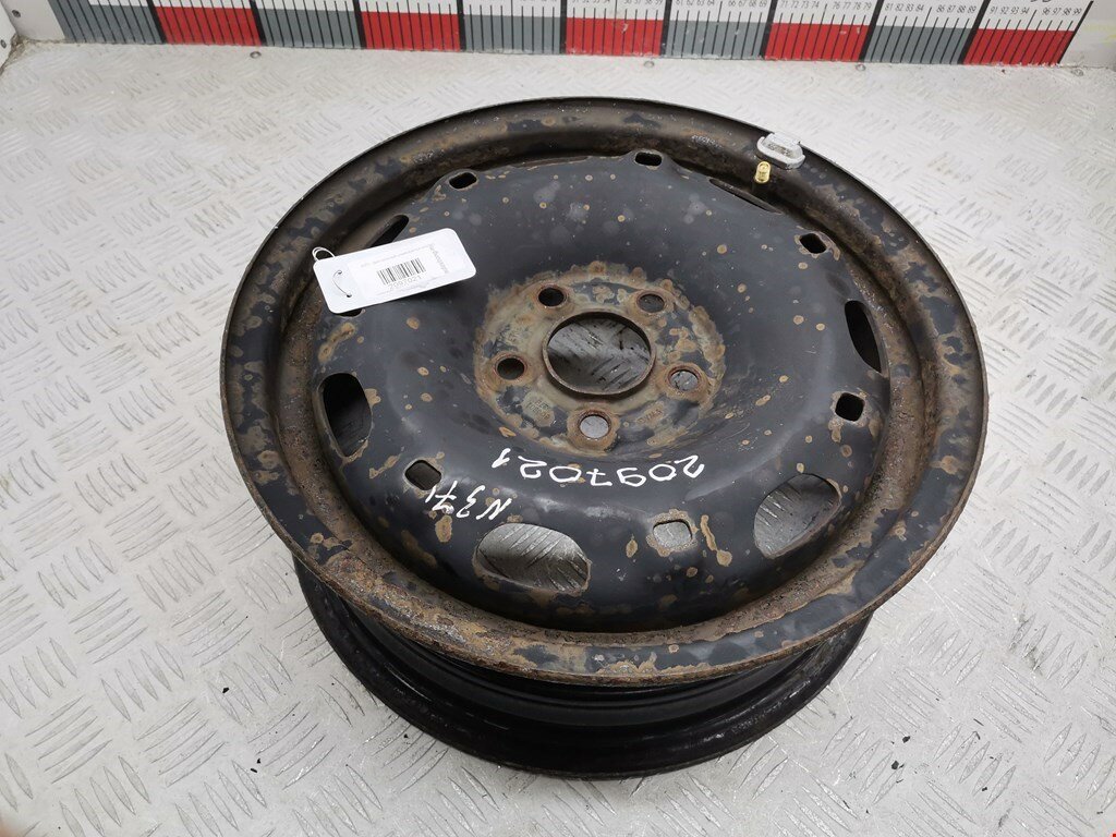 Диск колесный штампованный (железо) Volkswagen Golf 4 1J0601027P арт. 2097021