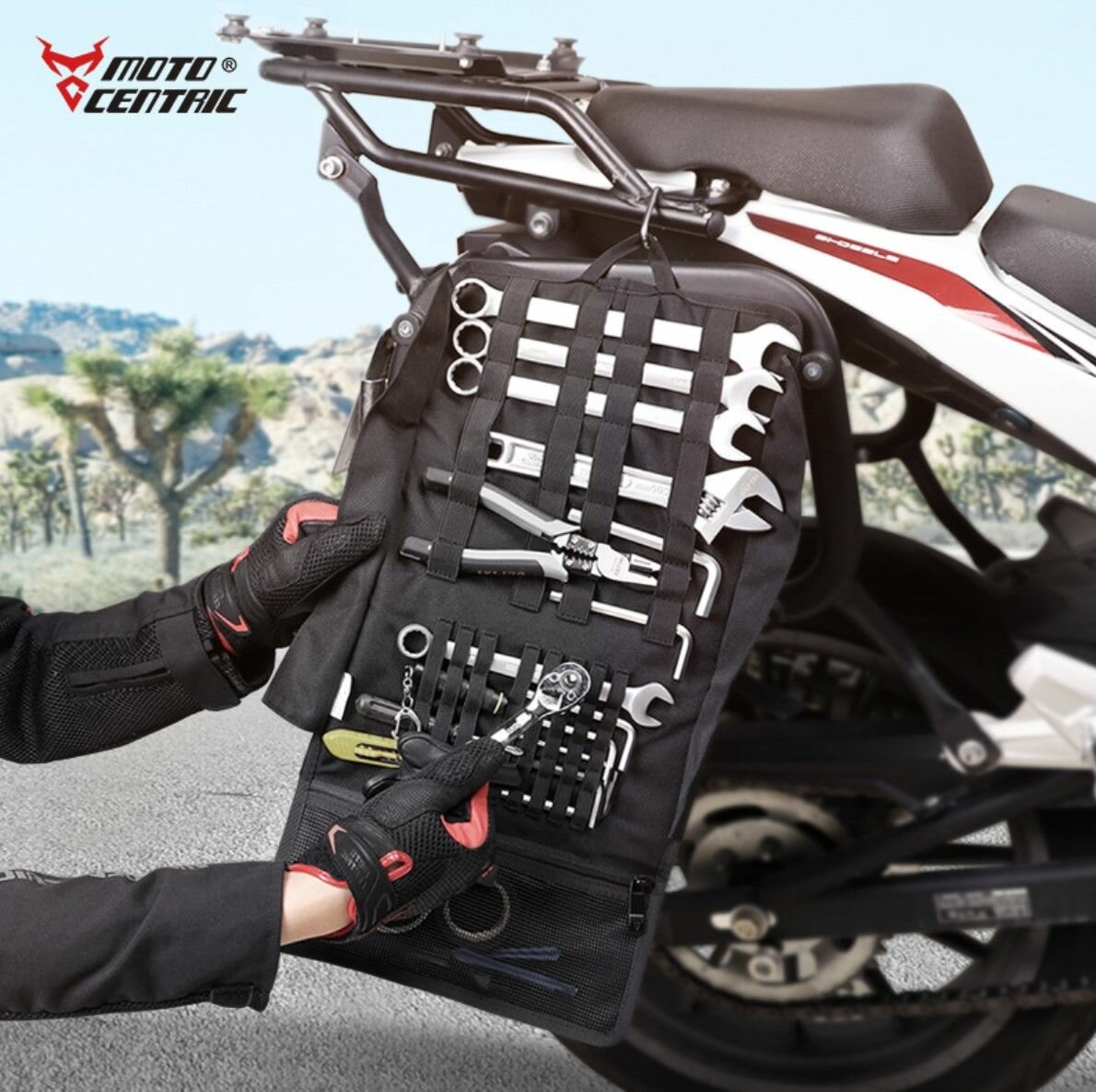 MOTOCENTRIC Мотосумка для инструмента с инструментом